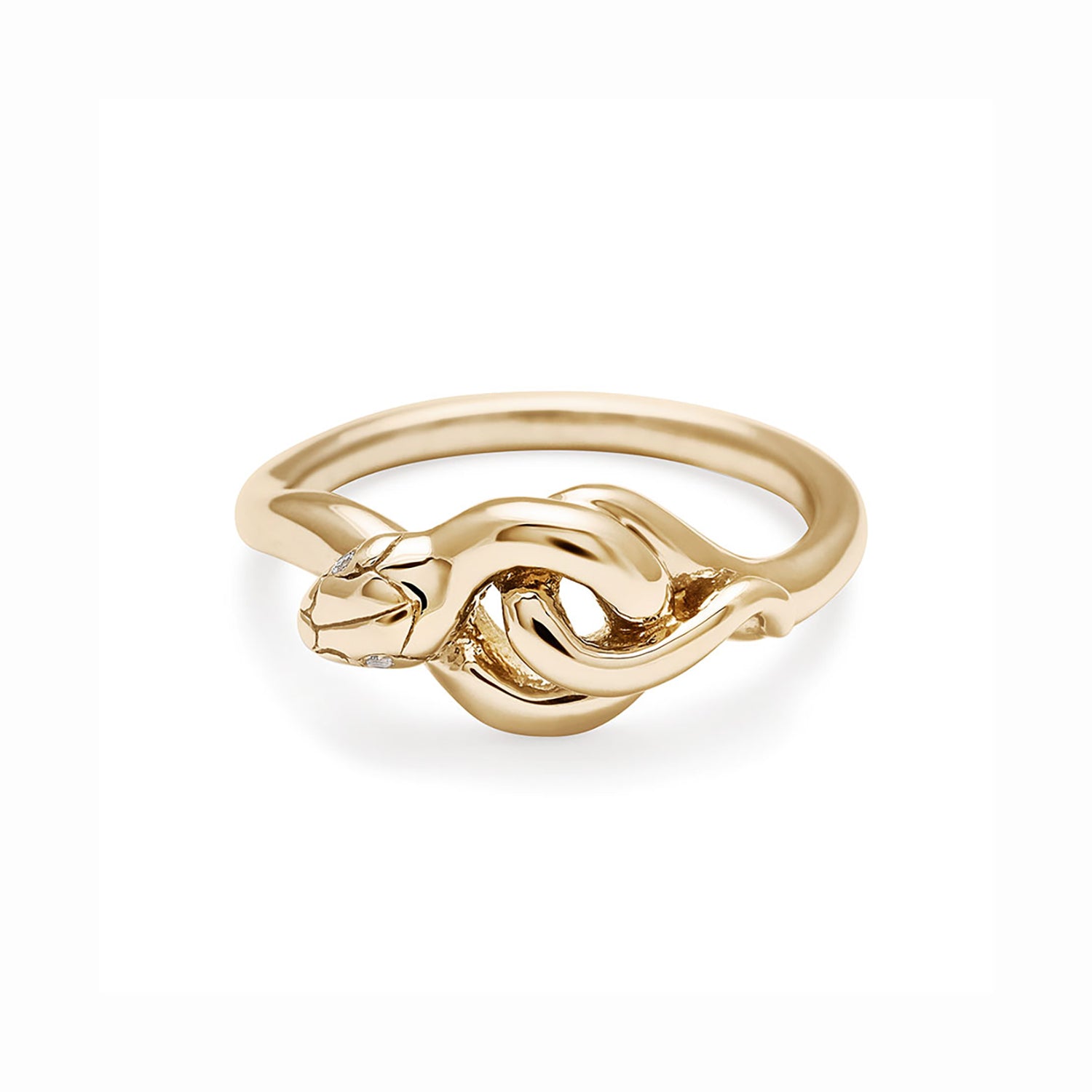 Serpent Band Anna Sheffield Sustainable Snake Ring | La Masion Couture